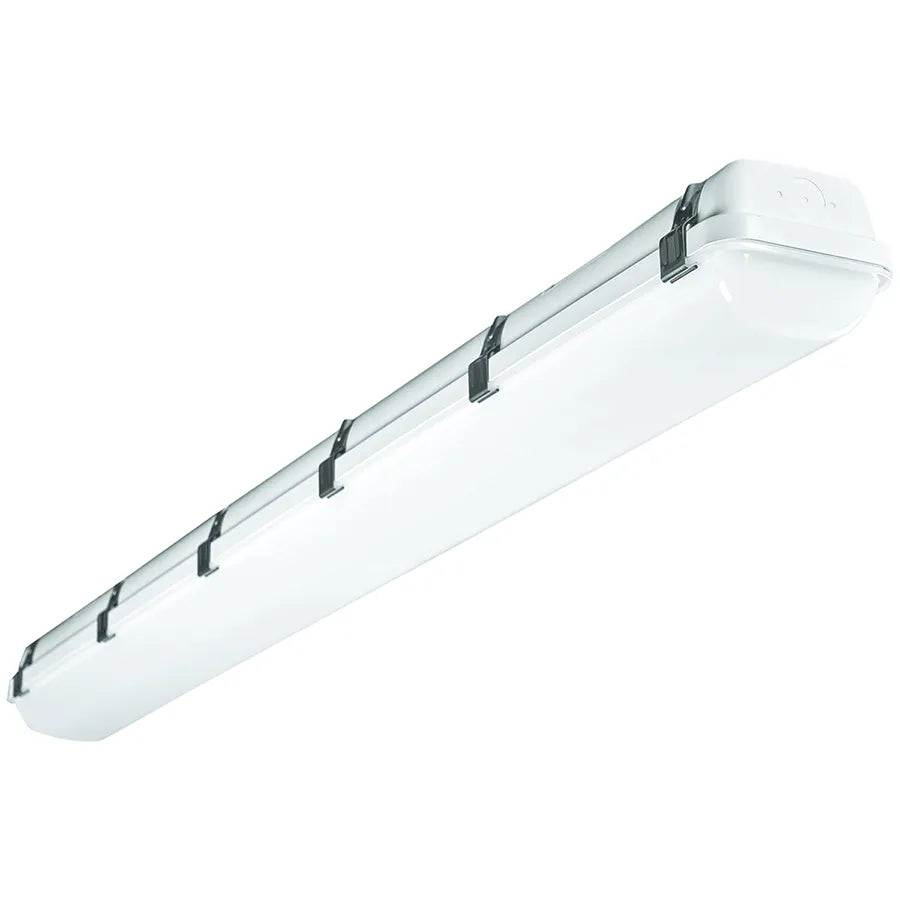 4FT LED Vapor Tight Fixture, 8650 Lumen Max, Wattage and CCT Selectable, Motion Sensor Option ...