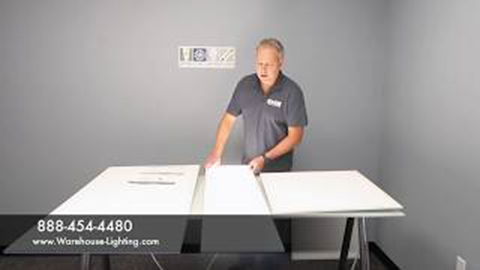 WareLight Flat Panel LED Lighting Fixtures | Warehouse-Lighting.com
