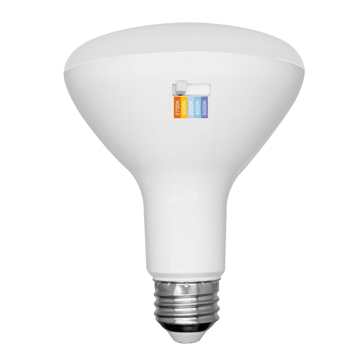 6PK BR Series: 5-CCT LED Bulb, PAR38 100W Equivalent, 13W, 120V ...