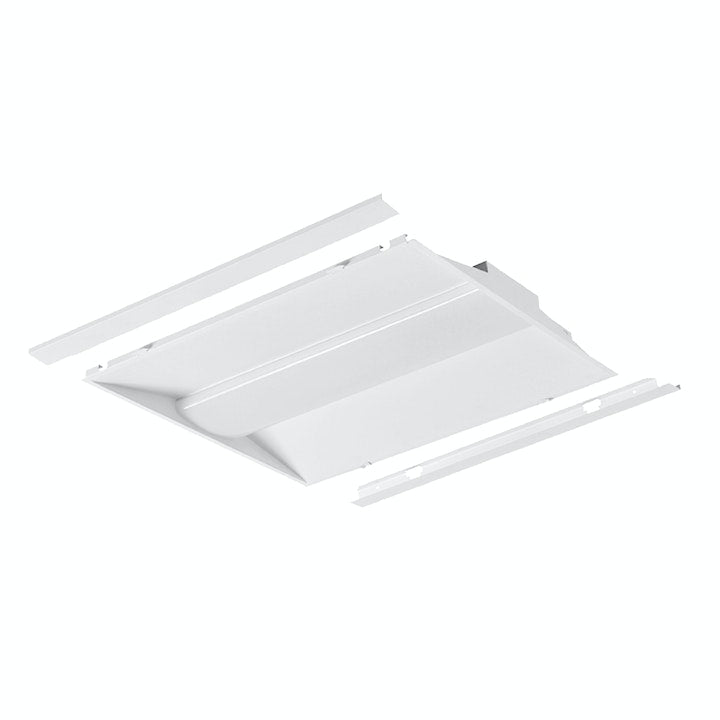 2x4 LED Center Basket Troffer: C-Line Retrofit Kit Model, 5000 Lumen ...