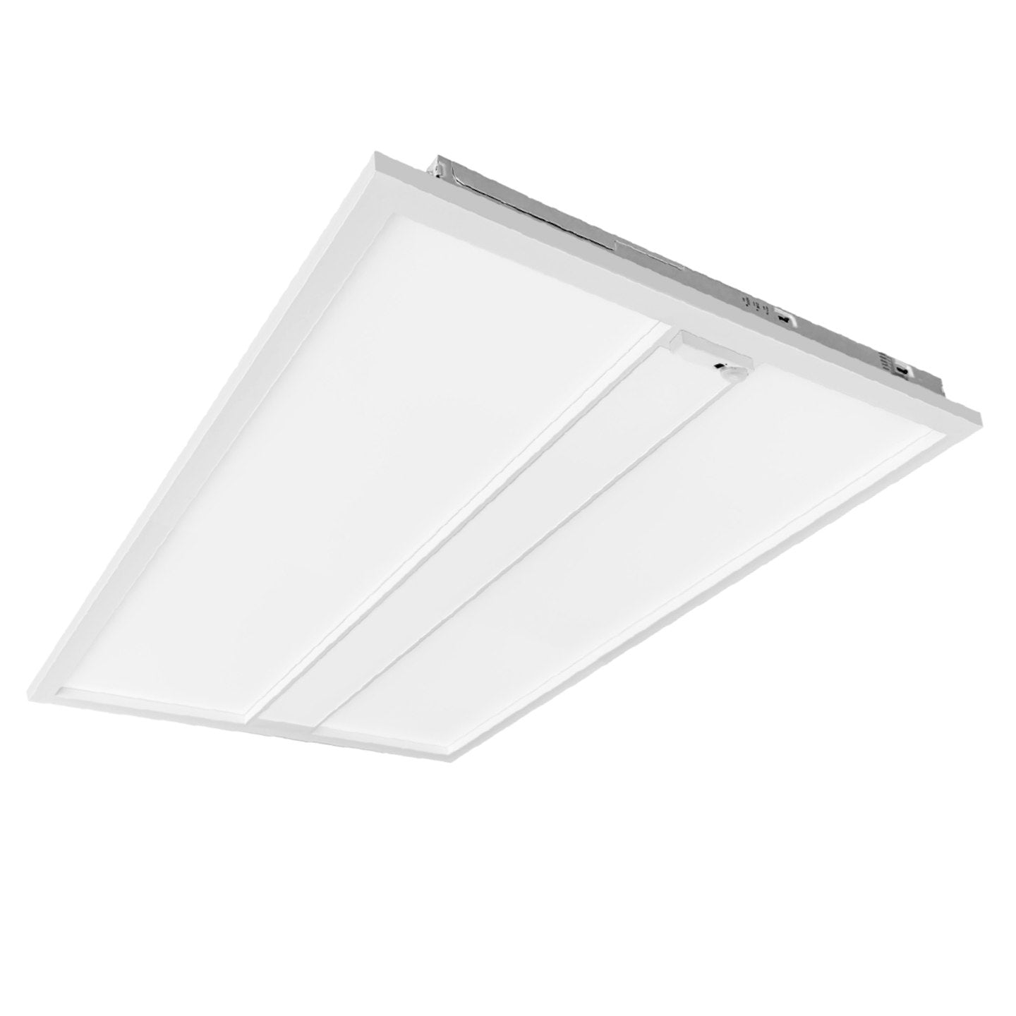 2X4 LED Troffer, 5,500 Lumen Max, Wattage and CCT Selectable, 120-277V ...