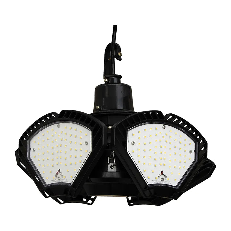 LED UFO High Bay Lamp, 18,000 Lumens, 150 Watt, 120-277V, 5000K, Black ...