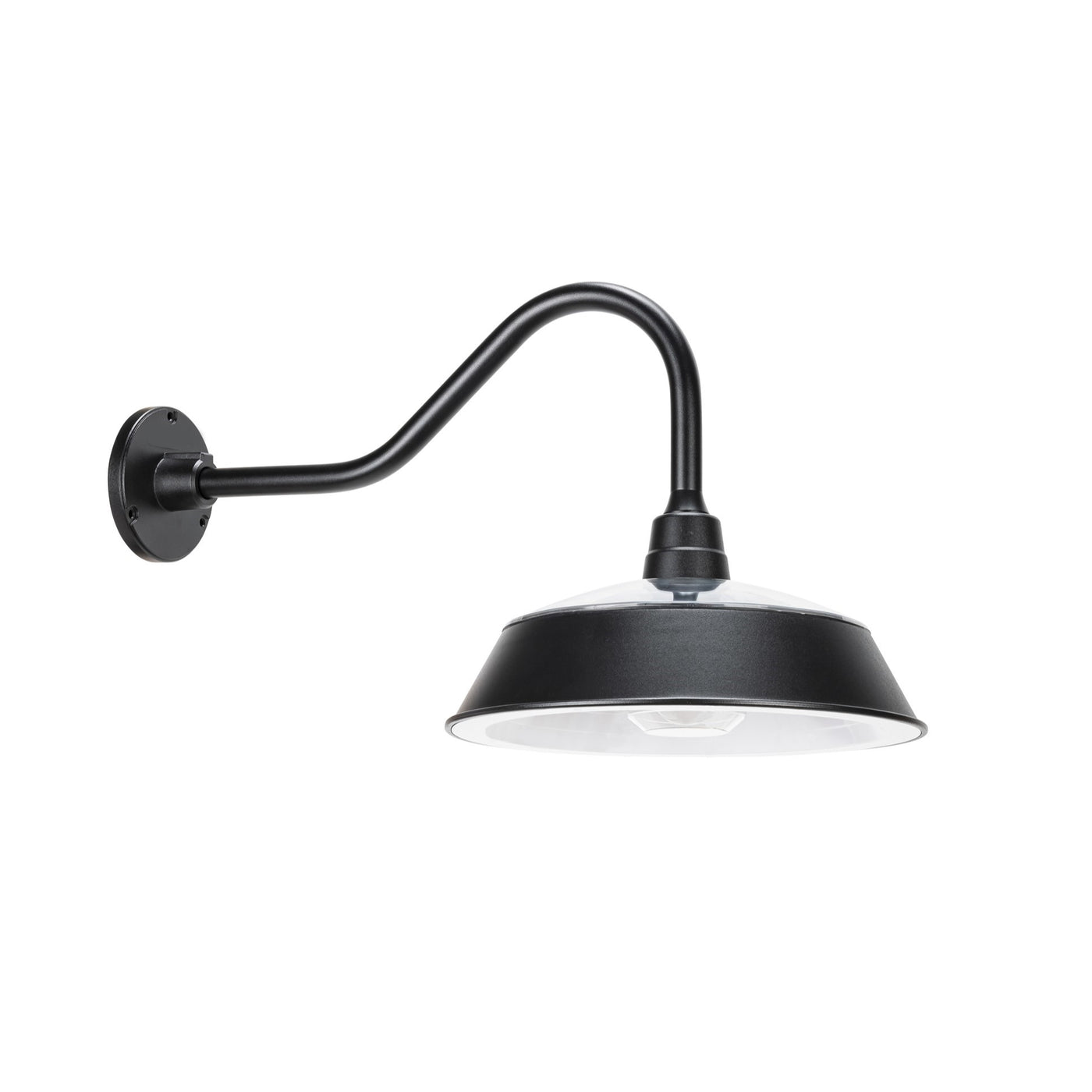 Cottage Solar Gooseneck Barn Light, 2700K | Warehouse-Lighting.com