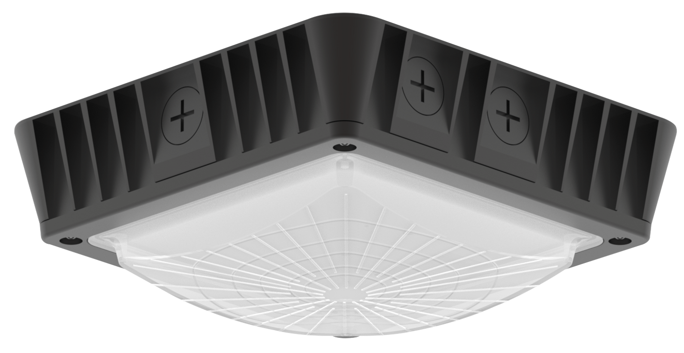 LED Mini Canopy Light, 5490 Lumen Max, Wattage and CCT Selectable, 120 ...