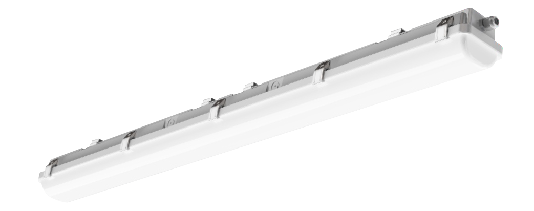 4FT LED Vapor Tight Fixture, 7500 Lumen Max, CCT and Wattage Selectable ...