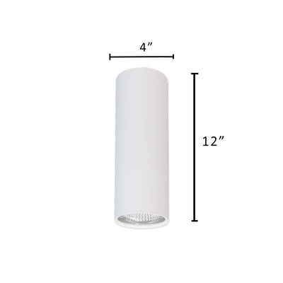 4" LED Architectural Cylinder Light Fixture, 1650 Lumens, 15W, CCT ...
