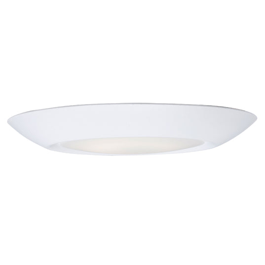 6" LED Flush Mount, 800 Lumens, 11W, 3000K CCT, 120V, Black or White ...