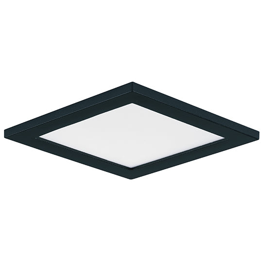 5" LED Square Wafer Surface Mount, 800 Lumens, 10W, 3000K CCT, 120V ...