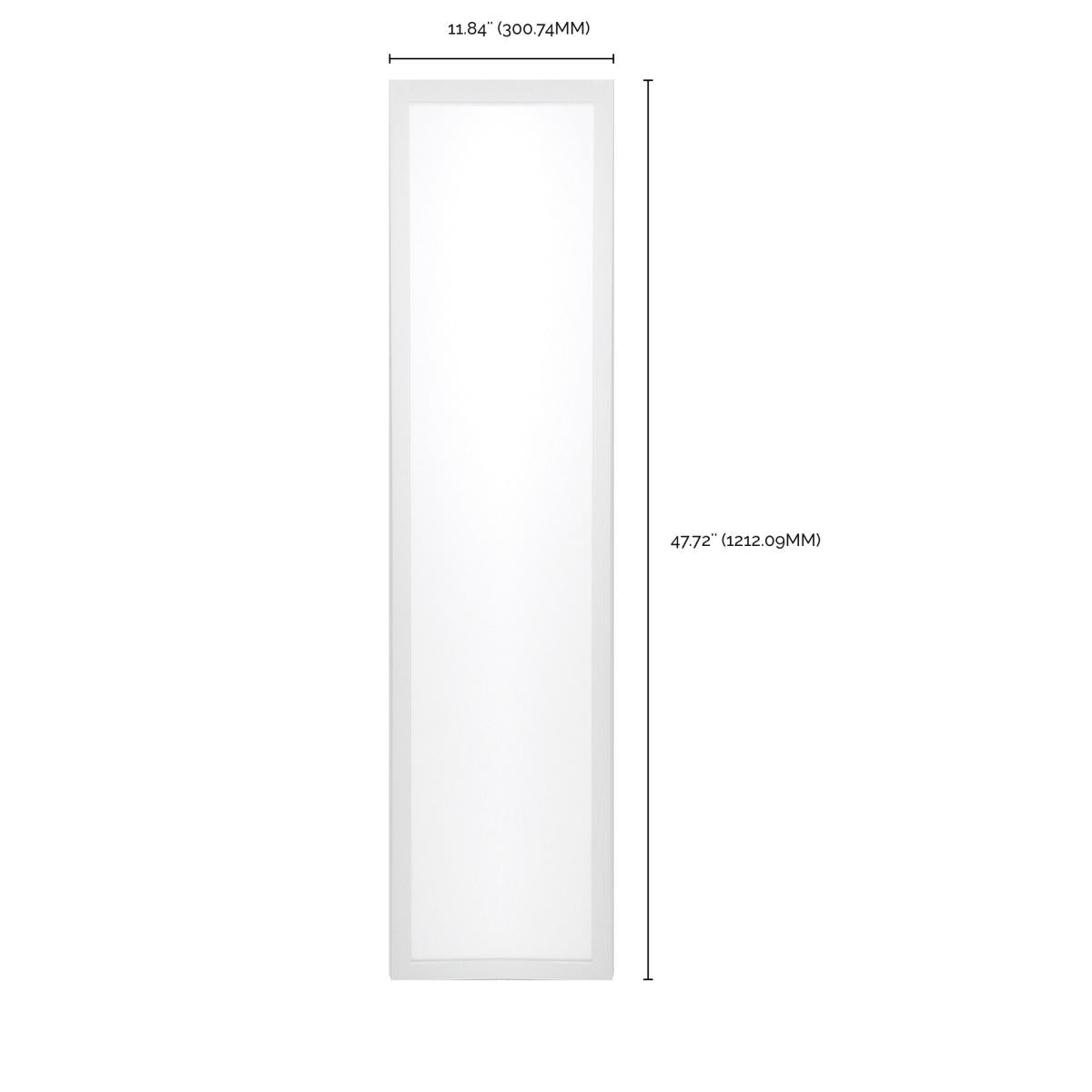 1x4 LED Emergency Backlit Flat Panel, 40 Watt, Selectable CCT, 100-277V ...