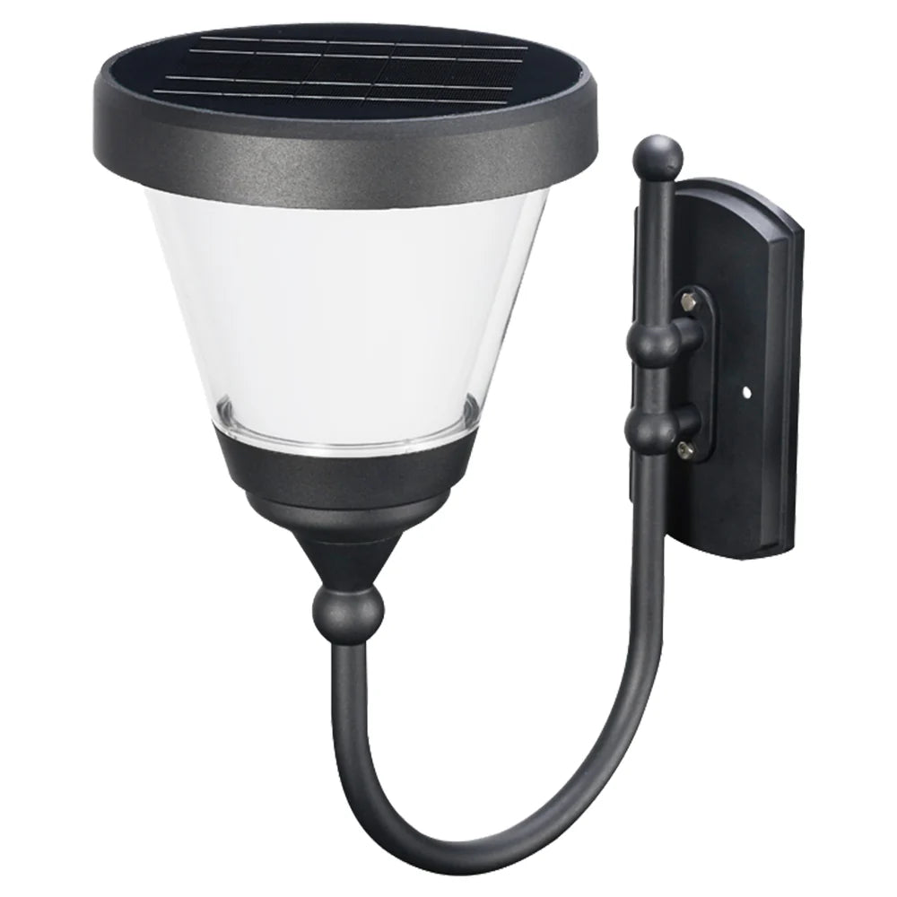 5W Solar LED Round Wall Mount Light | Warehouse-Lighting.com