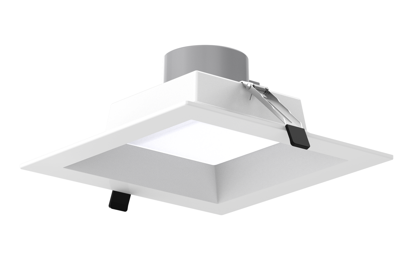 8" LED Square Commercial Downlight, 3675 Lumen Max, Wattage & CCT ...