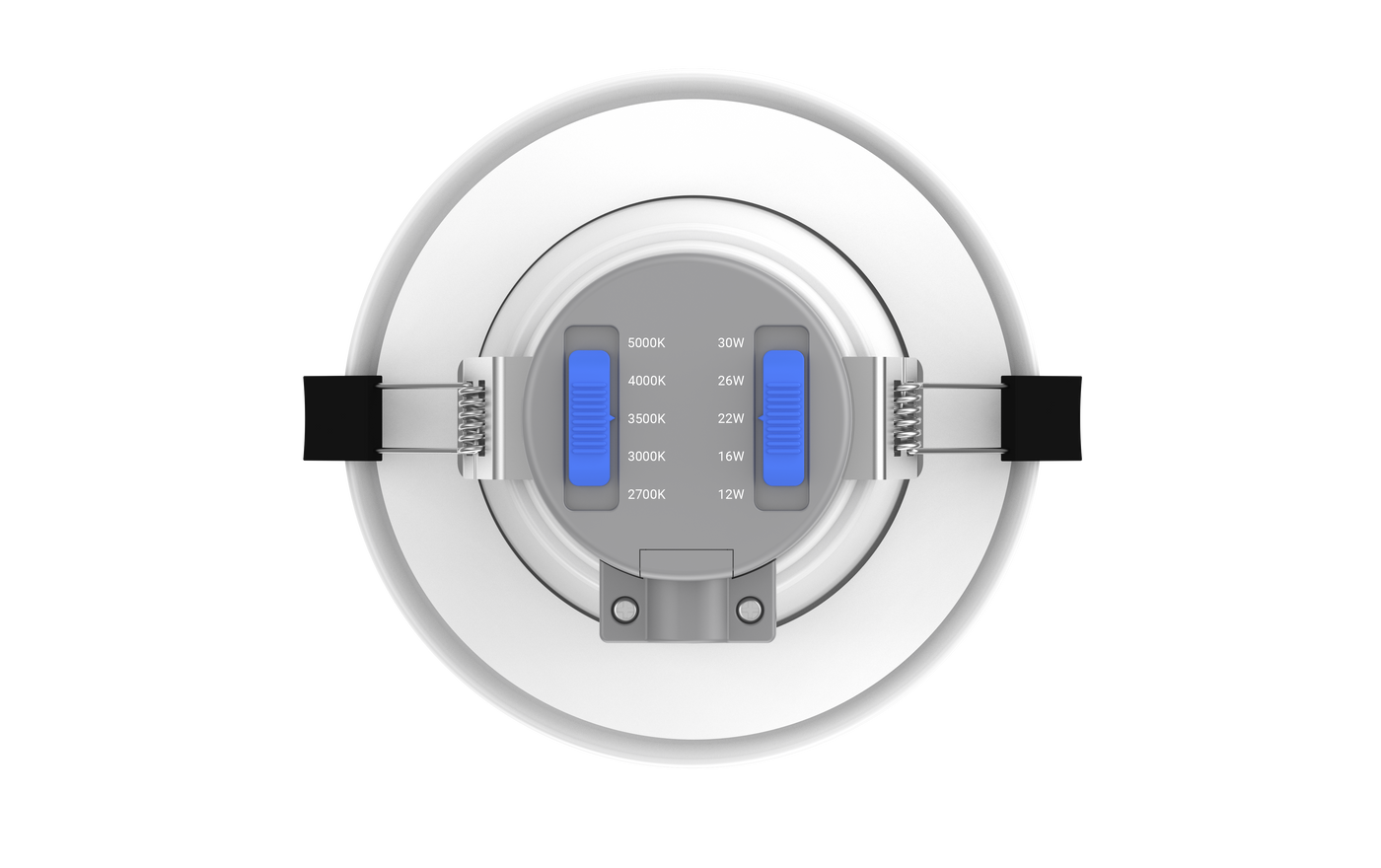 6" LED Round Commercial Downlight, 3600 Lumen Max, Wattage & CCT ...