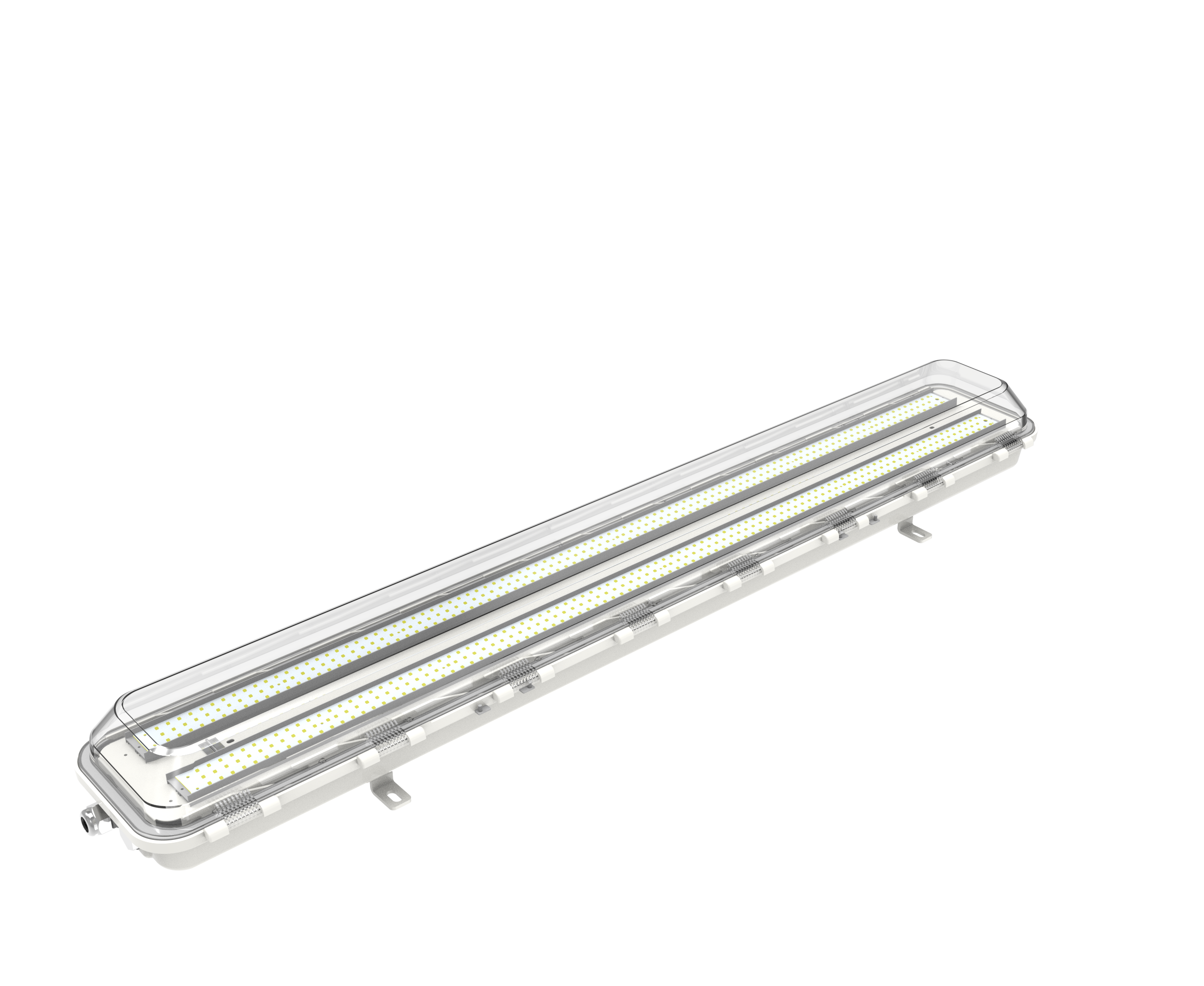 4FT LED Linear Explosion Proof Light, Class 1 Division 2, 7000 Lumens ...