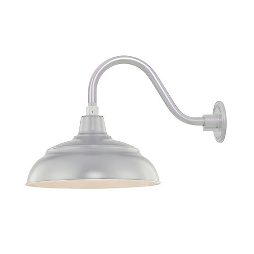 Millennium Lighting 14" RLM Warehouse Shade With Selected Goose Neck ...