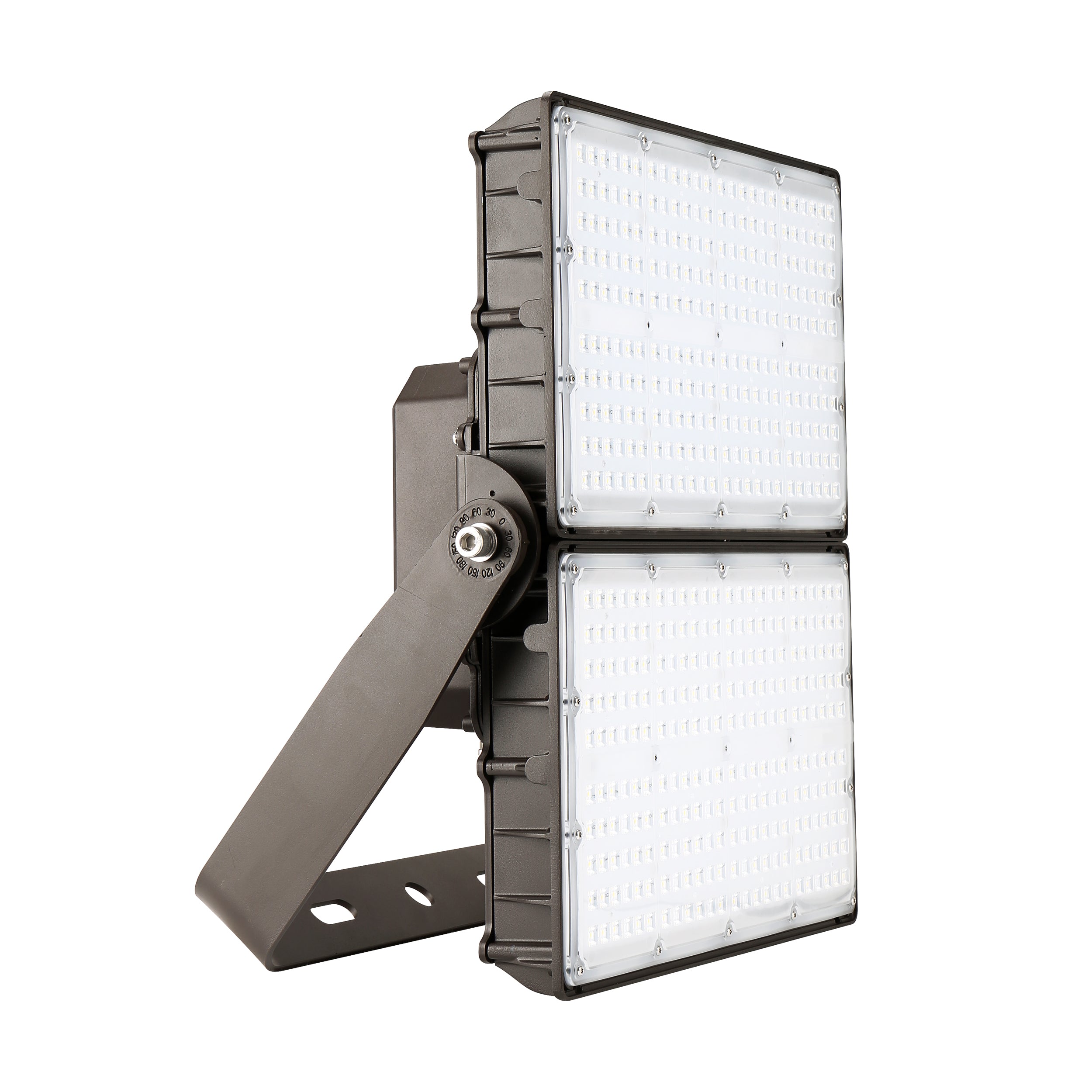 LED Flood Light, 50,000 Lumens, 350W, 5000K, 120-277V, Trunnion Mount ...