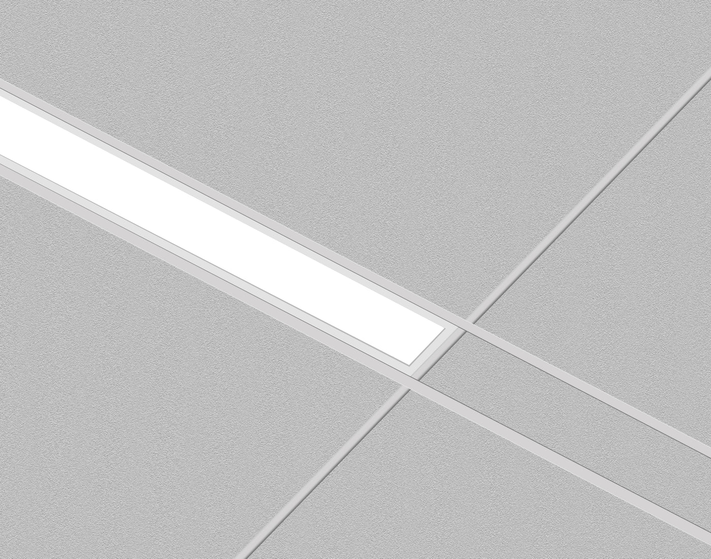 4FT Slim 4" Linear Recessed Light, 3400 Lumen Max, Wattage and CCT ...