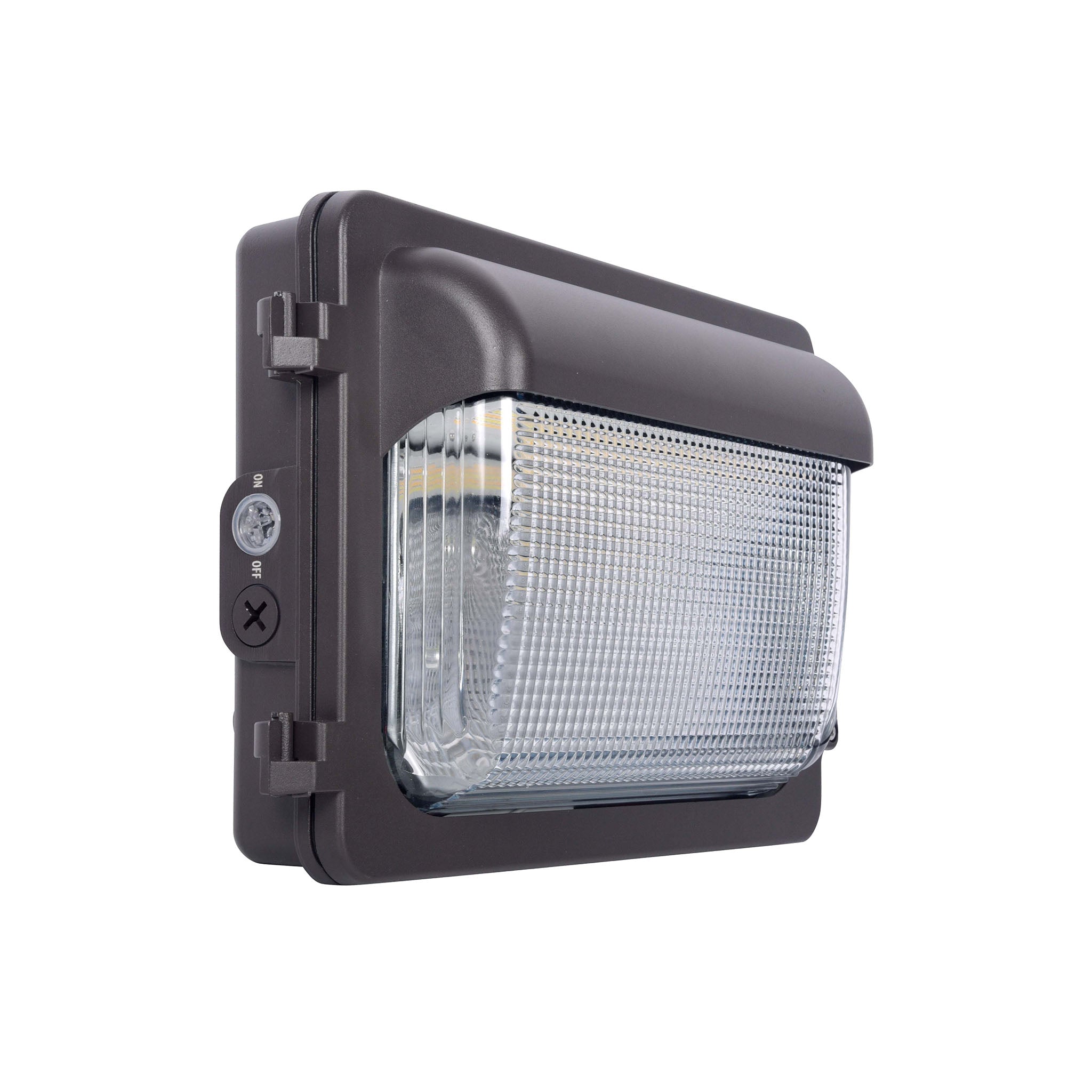 LED Slim Wall Pack, 12500 Lumen Max, Wattage and CCT Selectable, 120 ...