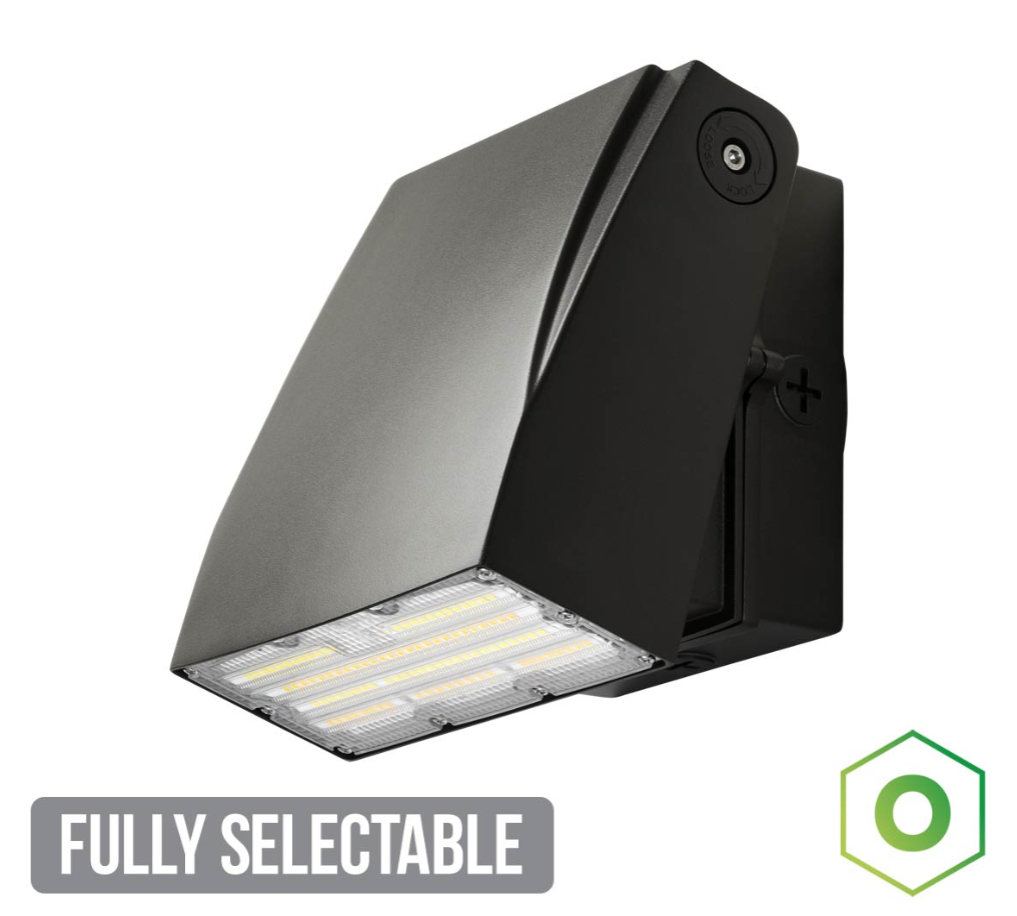 3PK Origin LED Slim Wall Pack, 4,200 Lumen Max, Wattage and CCT ...