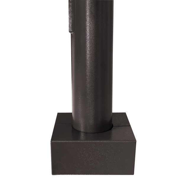 Quick Ship - 25 Foot Round Tapered Steel Light Pole, 6.6 Inch Diameter ...