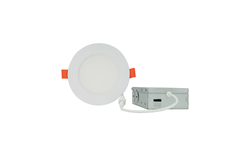 6 Inch LED Round Wafer Down Light, 15W, 1000 Lumens, CCT Selectable ...