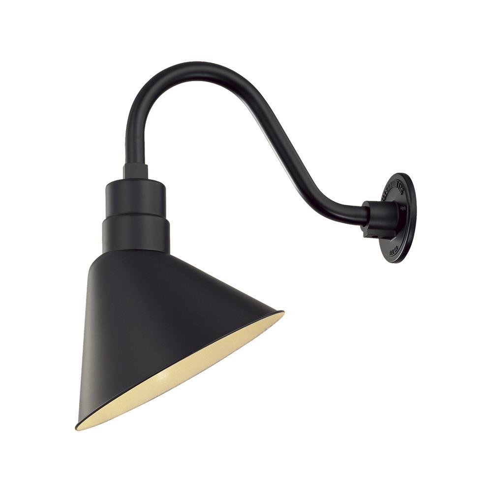 Millennium Lighting 12" RLM Angle Shade, Satin Black Finish | Warehouse ...