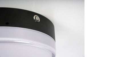 LED Low-Profile Round Canopy Light, Wattage and CCT Selectable, 120 ...