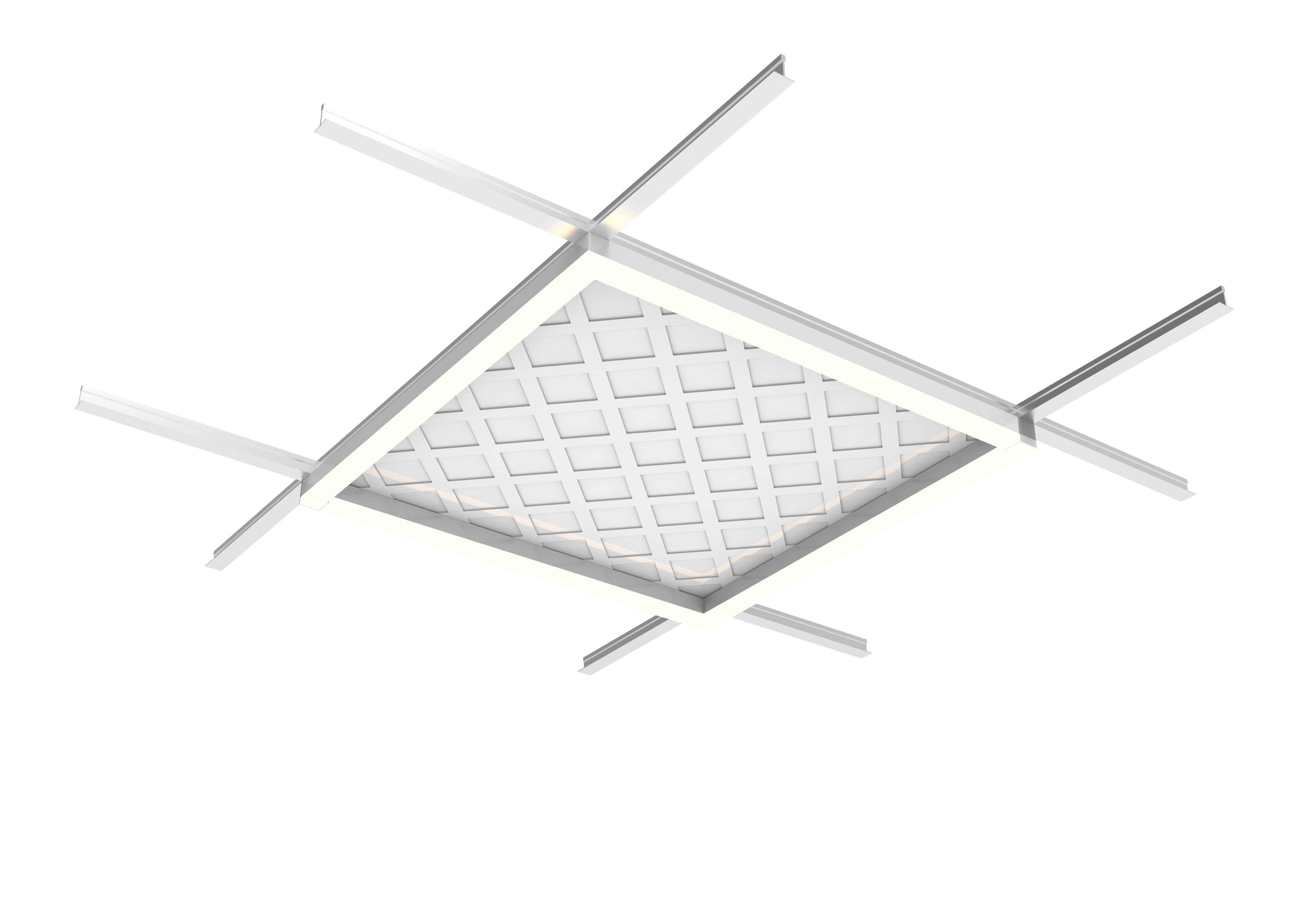 L Corner T-Grid LED Linear Light, 2300 Lumens, Wattage and CCT Select ...