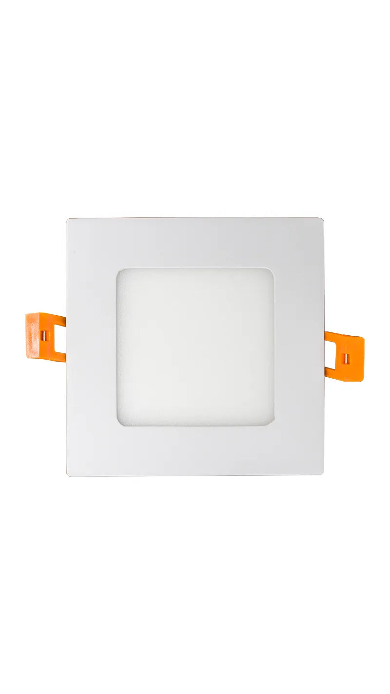 4" LED Square Ultra Slim Recessed Light, 9 Watt, CCT Selectable, 120V ...