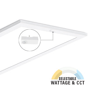 LED 1X4 SPEC-SELECT™ Back Lit Flat Panel, Wattage and CCT Selectable ...