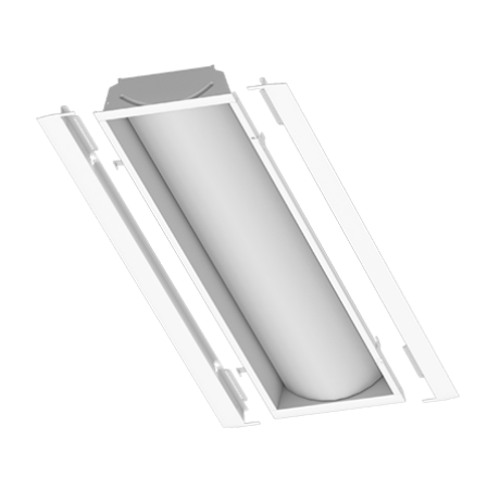 1 X 4 Foot LED Troffer Retrofit Kit, 2900 Lumens, 4000K, 120-277V ...