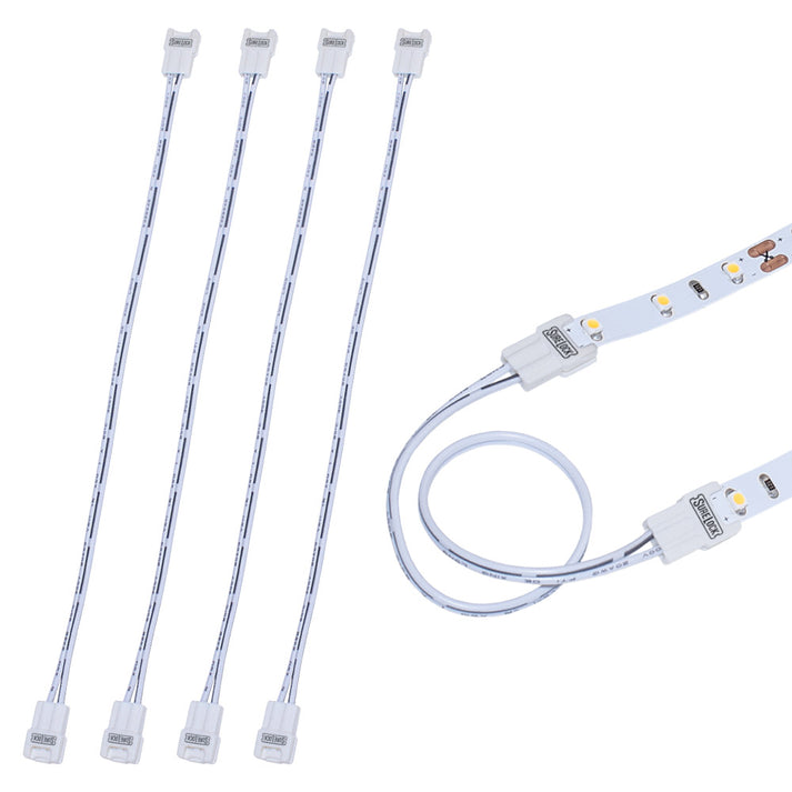 5 Pack SureLock 2 Pin LED Strip Light Wire Lead Connector - 560724 ...