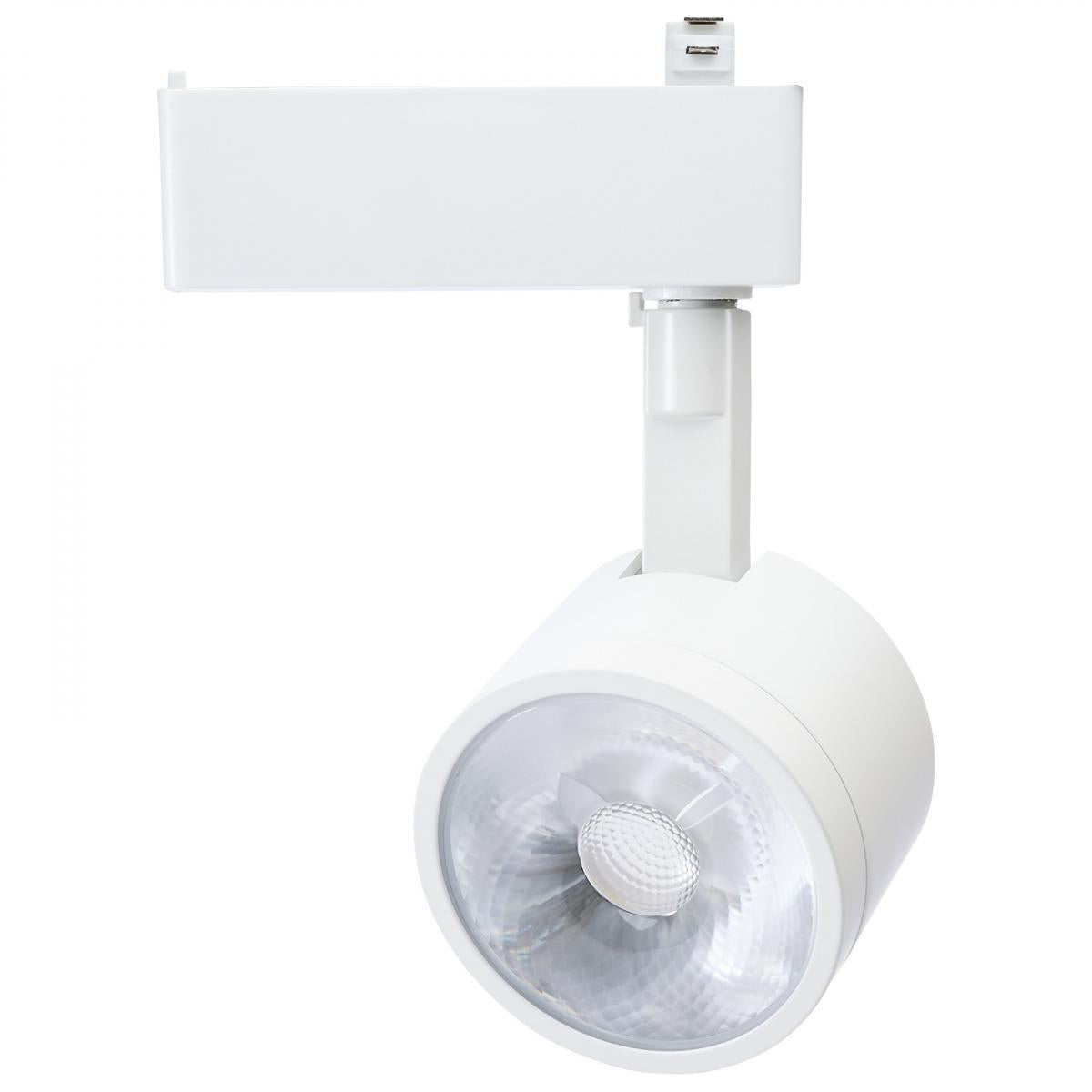 12 Watt LED Track Head, Starfish Enabled, Round Shape, White or Black ...