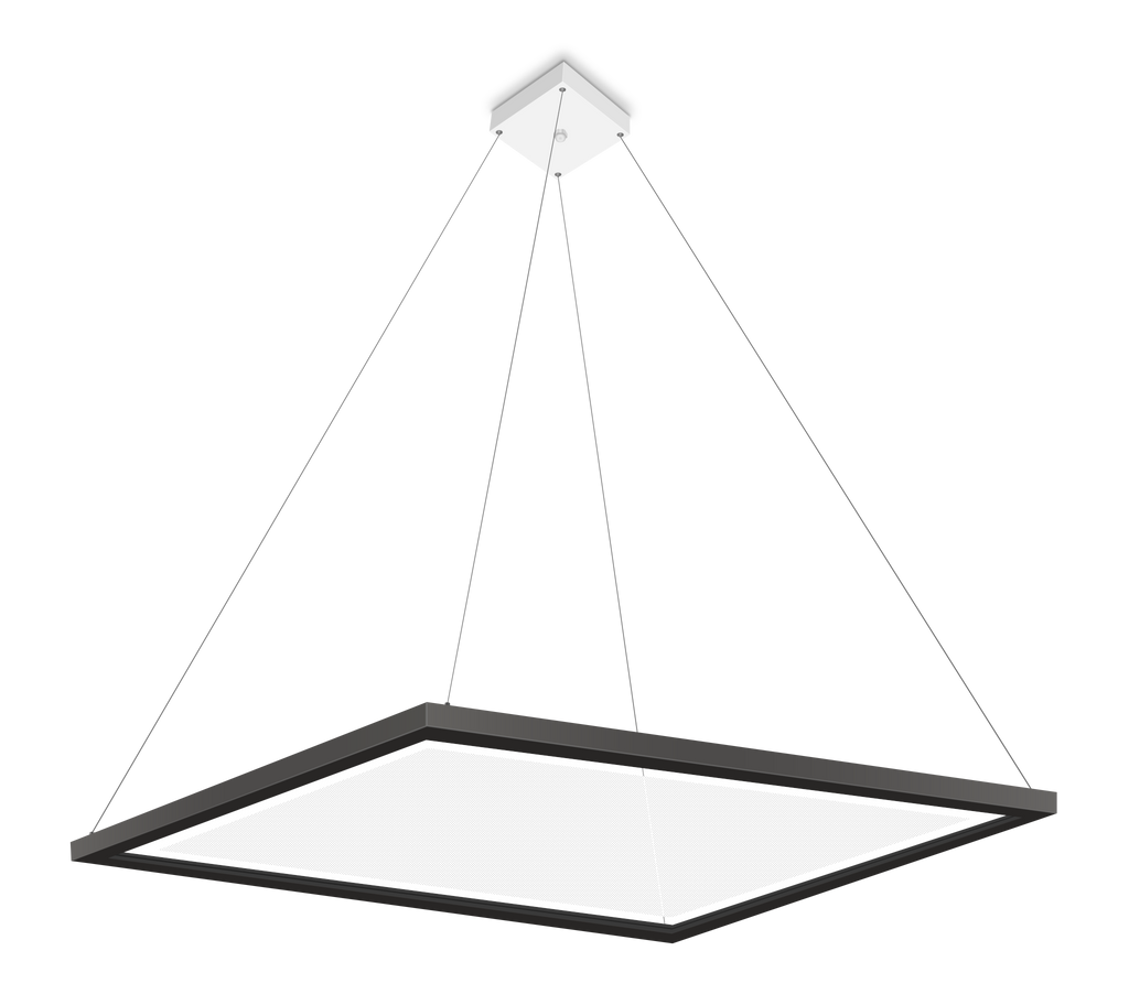 2X2 Square Up/Down Pendant LED Fixture, 5000 Lumen Max, Wattage and CCT ...