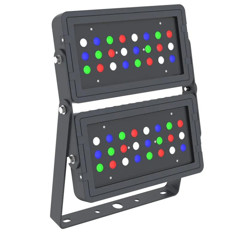 DMX 512 Compatible RGBW Square Flood Light, 144W | Warehouse-Lighting.com