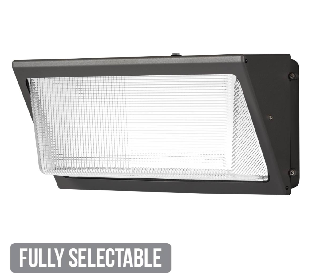 Classic LED Wall Pack, 19,975 Lumen Max, Wattage and CCT Selectable ...