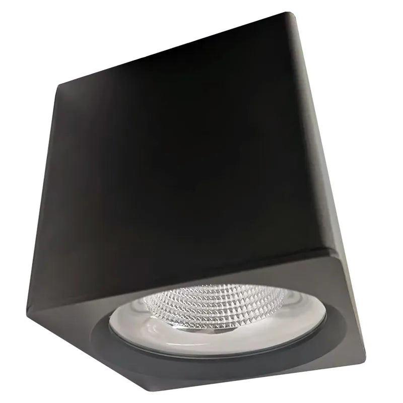 6" LED Square Rounded Corner Cylinder Light, 2800 Lumen Max, Wattage ...