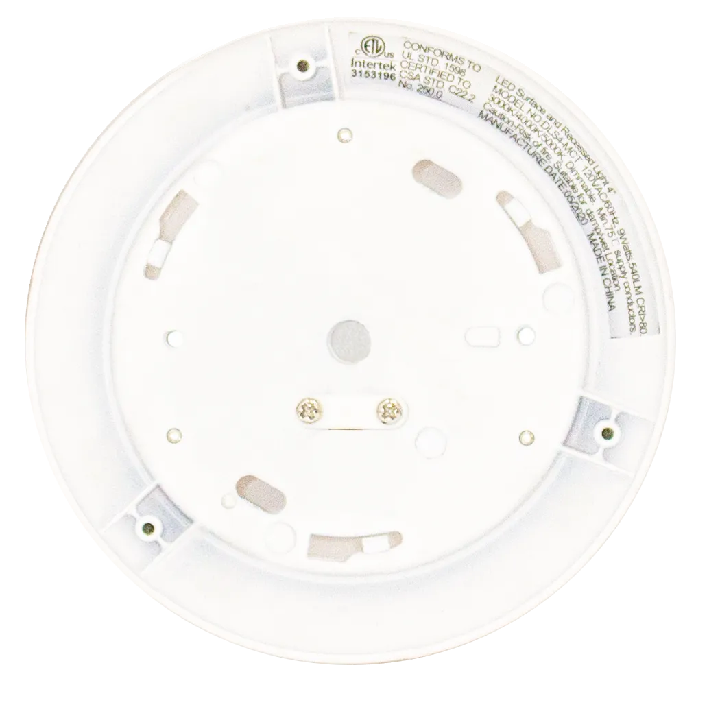 4" LED Round Disk Light, 9W, CCT Selectable, 120V | Warehouse-Lighting ...