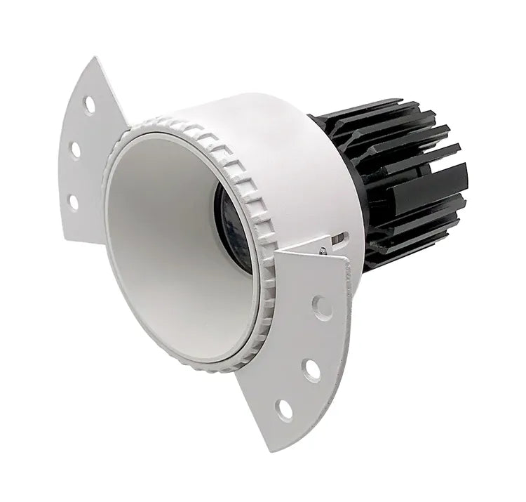 LED 4" Round Architectural Trimless Recessed Light, 10W, CCT Selectable ...