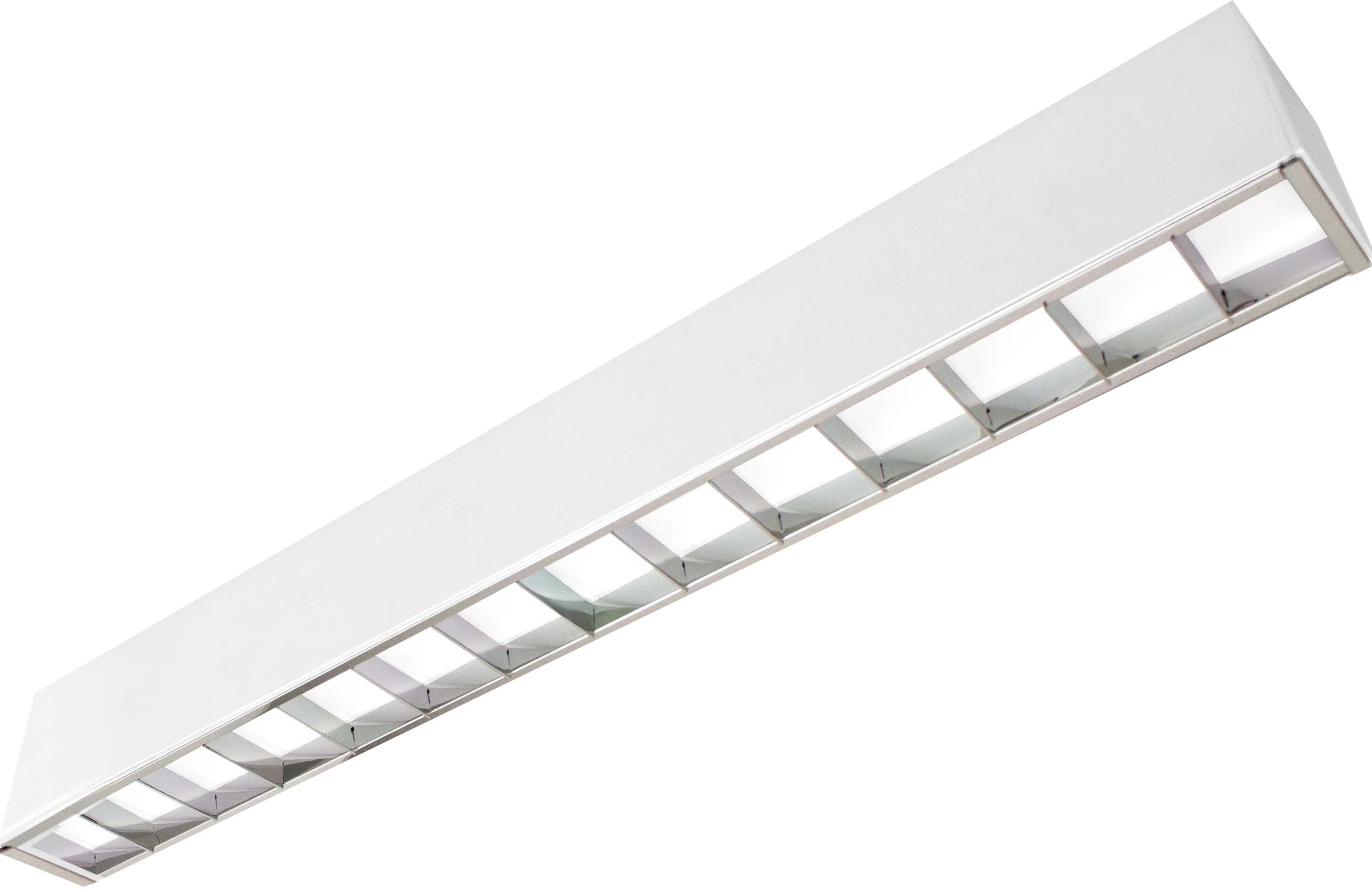 4FT Superior Architectural Seamless Linear Lights with White Louver ...