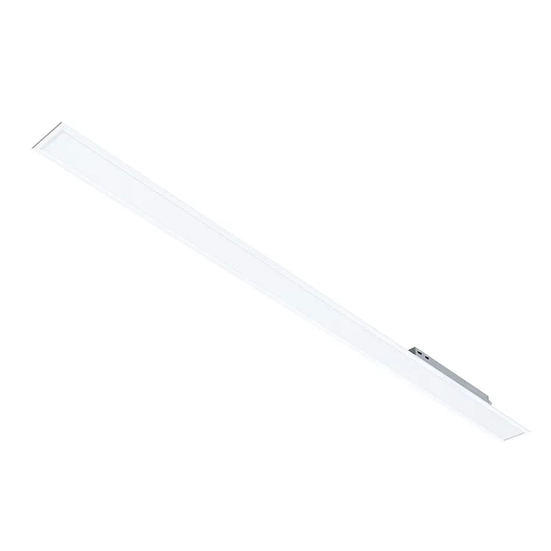 8FT, 6" Wide Slot Recessed Commercial Linear Lights, 8800 Lumen Max ...