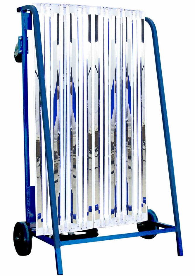 Industrial UV Sanitation Light Cart, 12 Lamps, 390W | Warehouse ...
