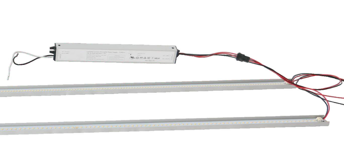 25W 2 Ft LED Magnetic Strip Retrofit Kit for Linear Light Fixtures ...