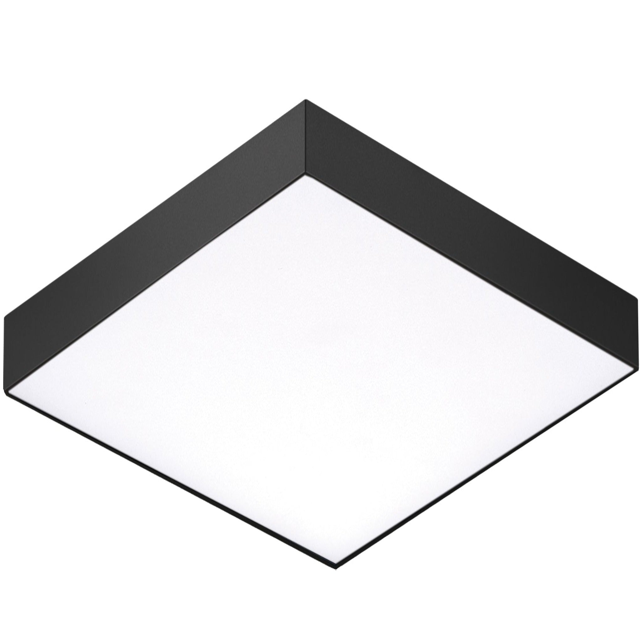 Trim 10.5" SQ LED Flush Mount 3000K - 57669WTBK | Warehouse-Lighting.com