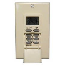 7 Day In-Wall Digital Self-Adjusting Timer to Turn Lighting off on a ...