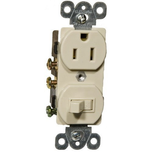 Combination Single Pole Switch and Receptacle Ivory - 82175 | Warehouse ...