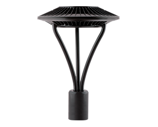 LED Pole Mount Circular Area Light, 78W, 5,600-7,000 Lumens, 120-277V ...