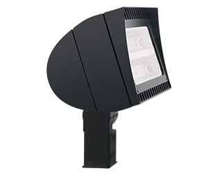 LED Flood Light, 78W, 120-277V, Bronze or White Finish - FXLED78TY ...