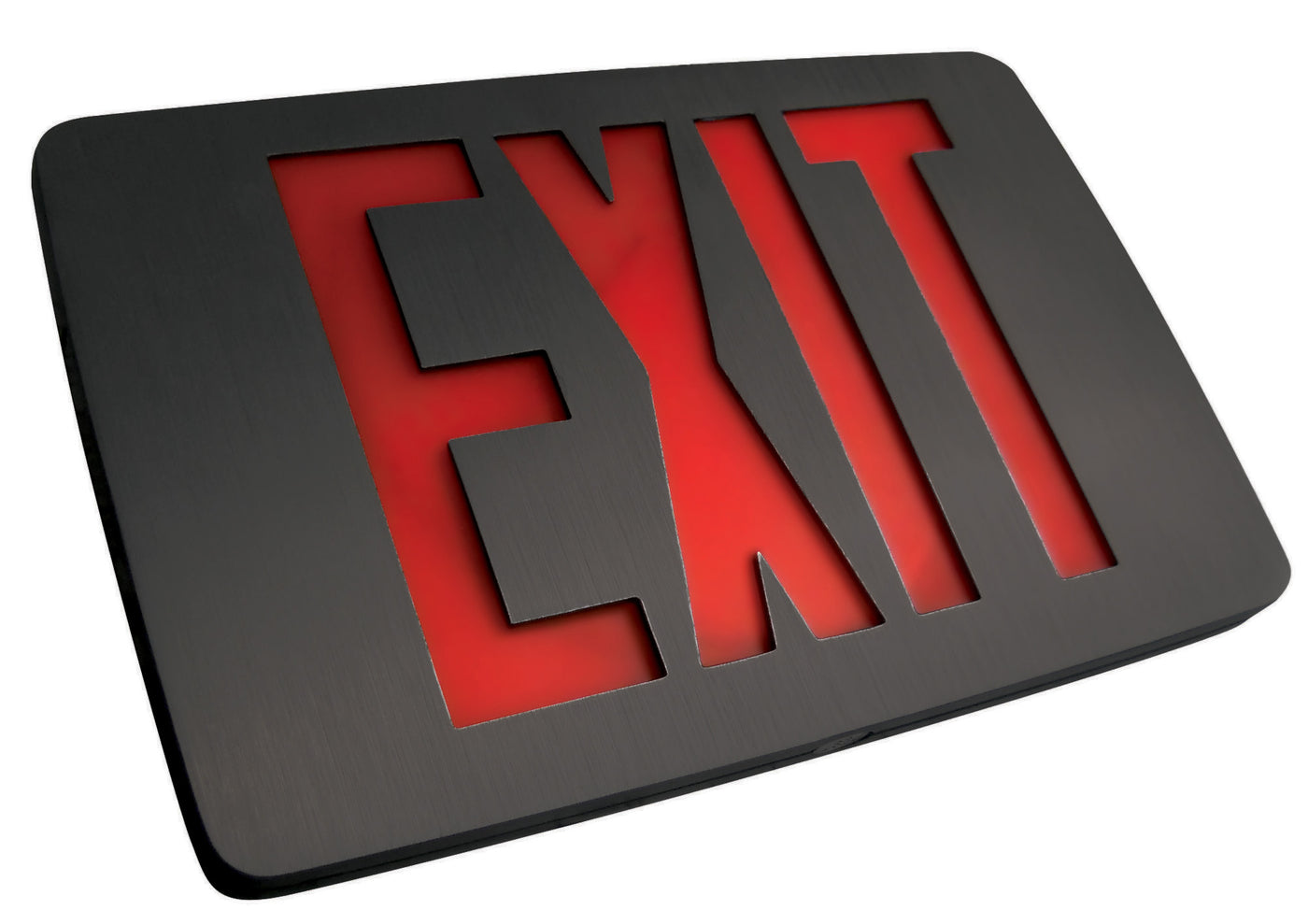LED Thin Die-Cast Exit Sign with Emergency Backup - WHL-KZXTEU1RWEM ...