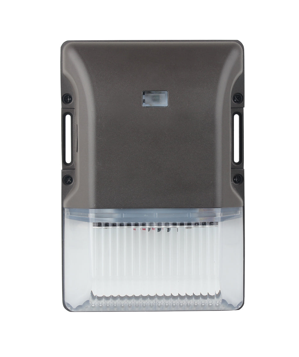 LED Small Wall Pack with Photocell, 20 watt, Bronze or White Finish ...