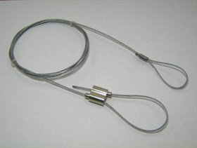 Air Craft Cable Kit 2 Looped 1/16 Cables 5 foot long and 2 LP Gripper ...